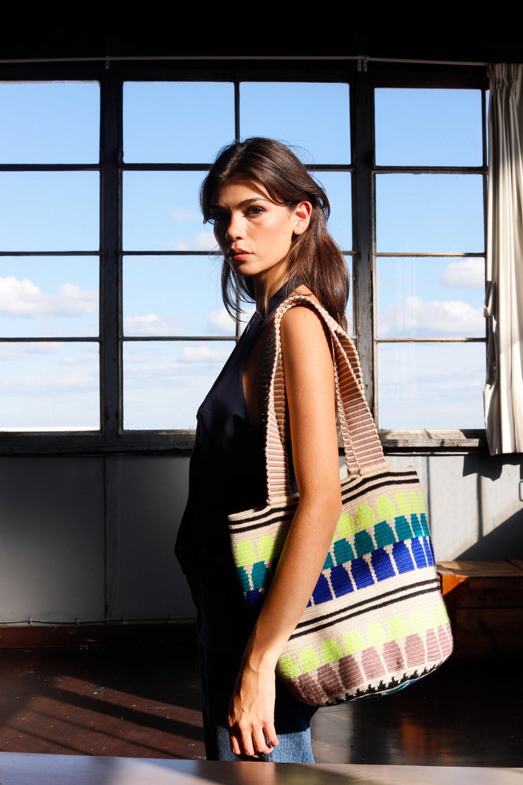 Caparica Large Bucket Wayuu Bags Chila Bags